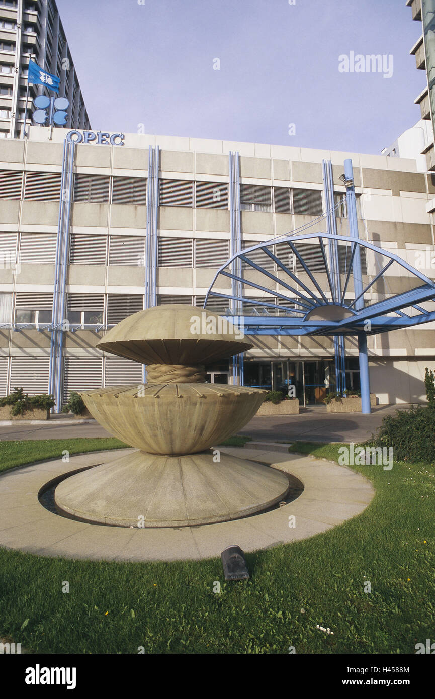 Austria, Vienna, OPEC, office building, sculpture, town, capital ...