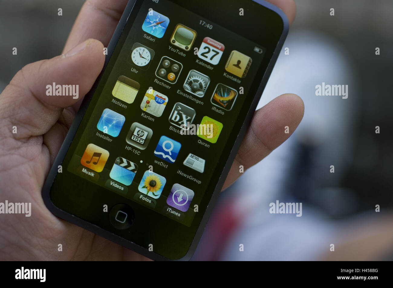 Hand, hold, Apple iPod Air, no property release, Apple iPod, iPod, iPod ...