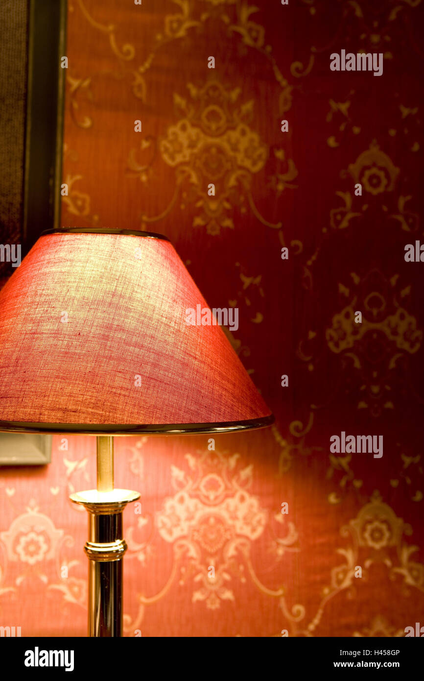 Red lamp shade hi-res stock photography and images - Alamy