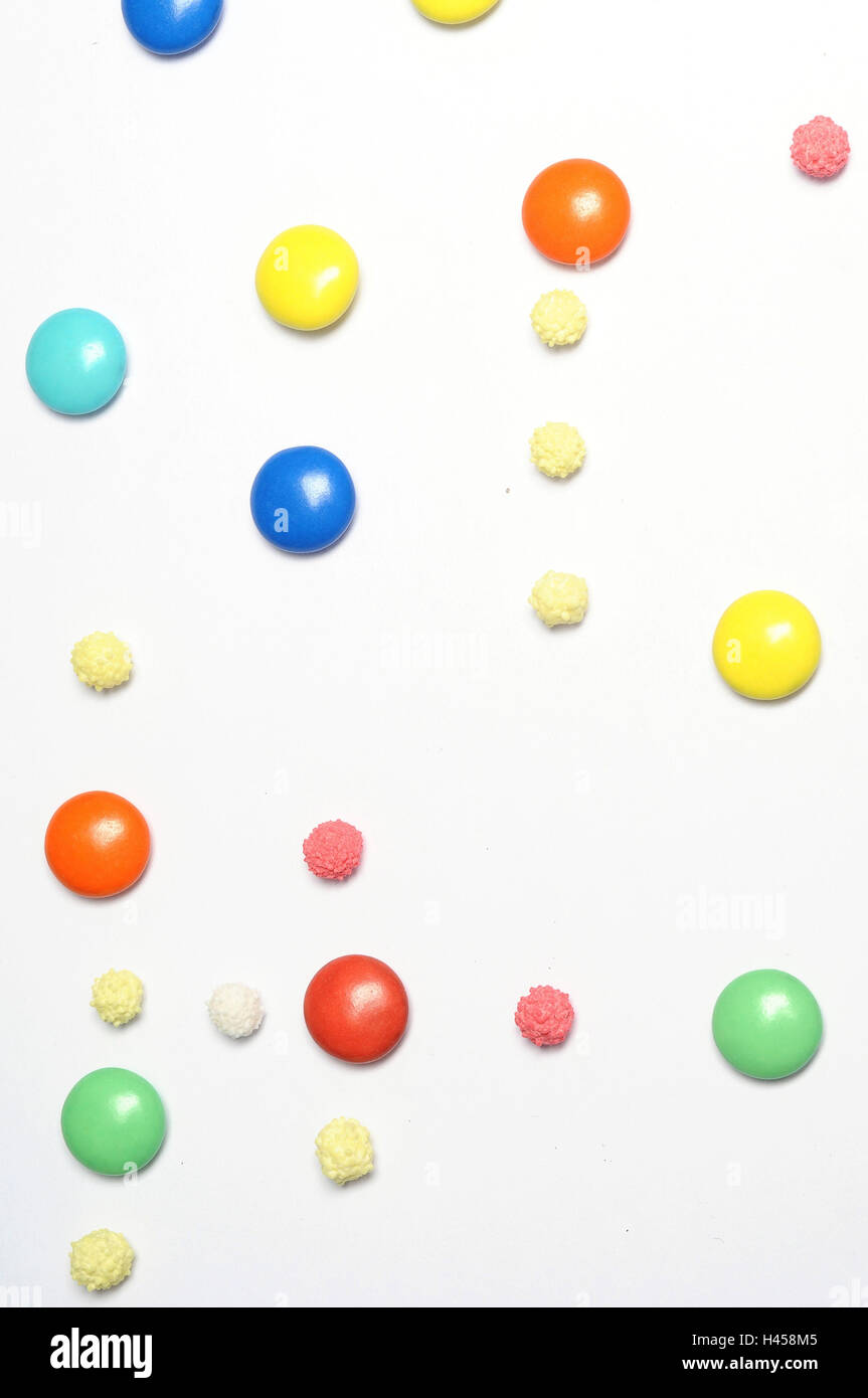 Sweets, colourful chocolate beans Stock Photo - Alamy