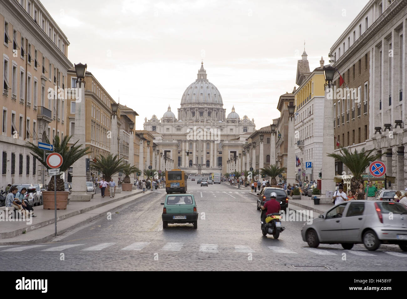 Italy, Rome, Vatican, street-scene, Peter-cathedral, capital, Vatican ...