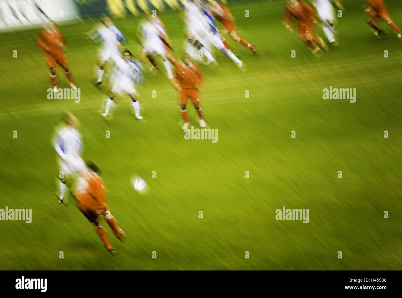 football match, scene of the match, blur Stock Photo - Alamy
