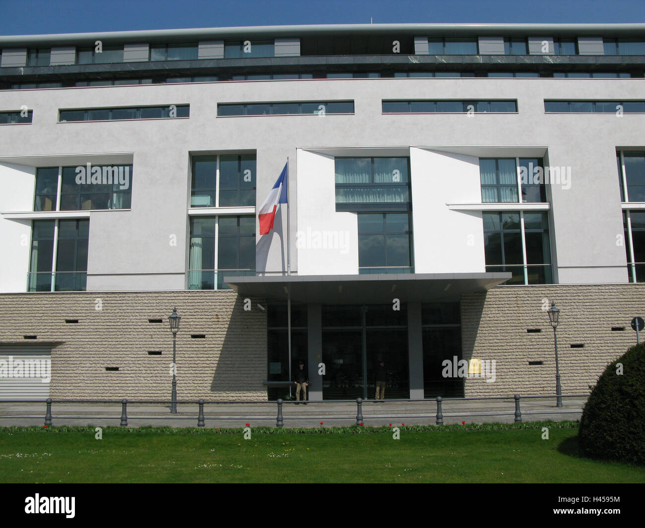 Germany, Berlin, French embassy, outside, town, capital, building ...