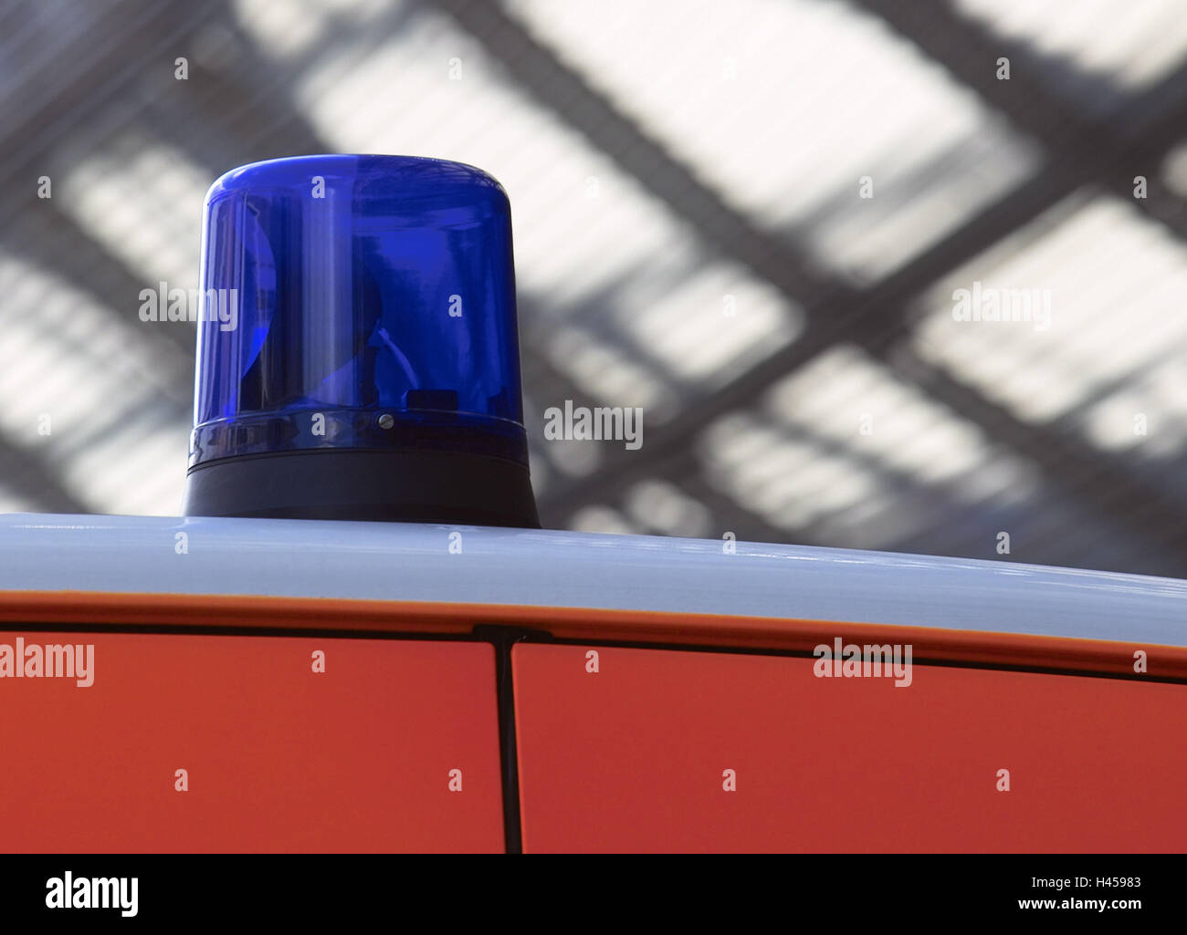 Ambulances, blue light, detail, Vehicle, light, signal light, rescue ...