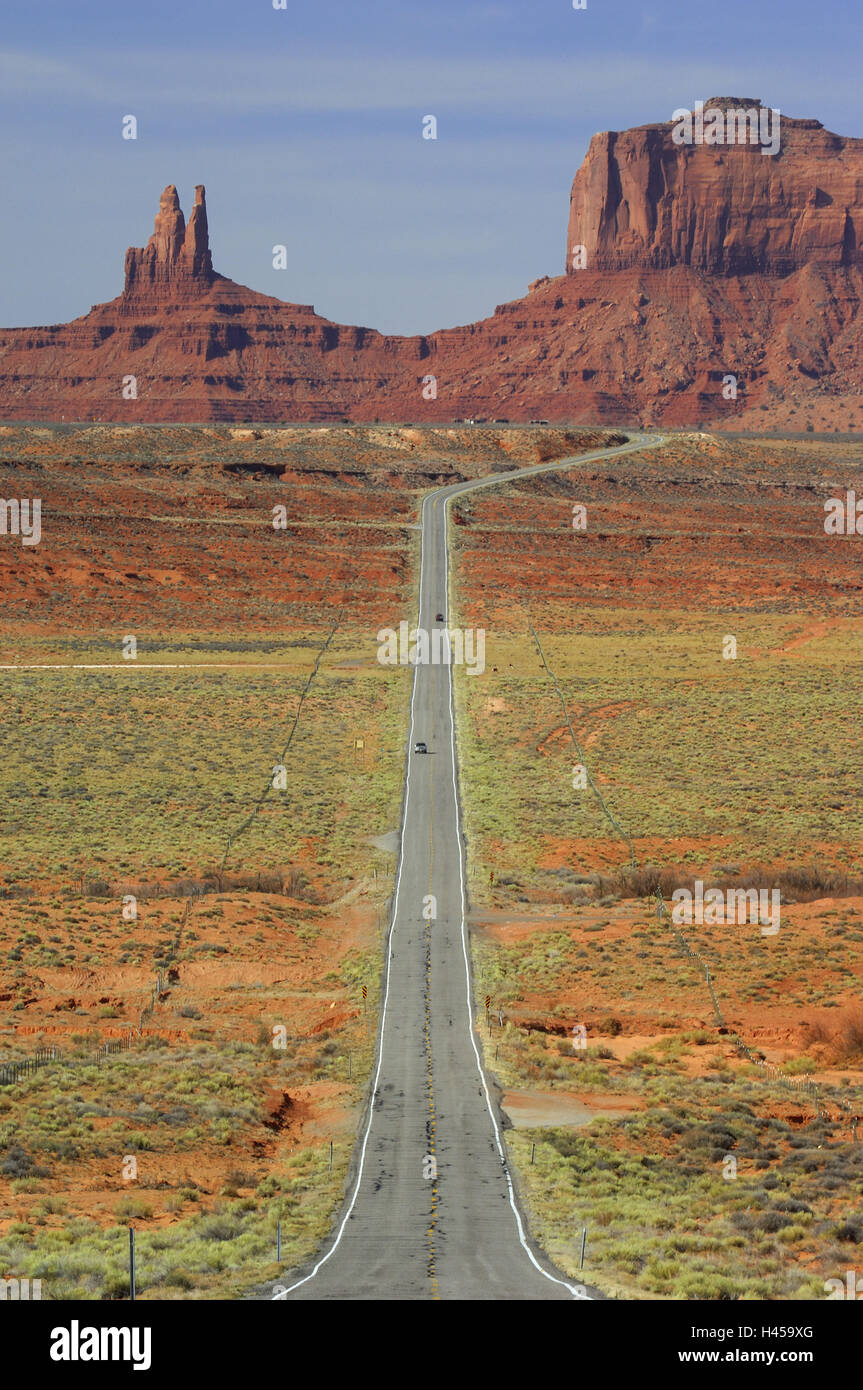 Highway 163, monument Valley, 'Navajo Tribal park', Arizona, Utah, the ...