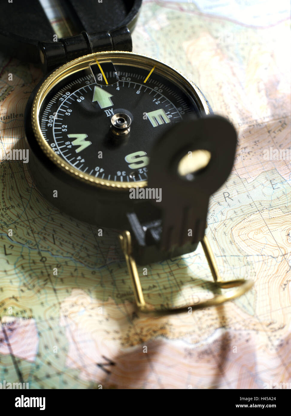 Map, compass, map, amplitude compass, compass, localization ...