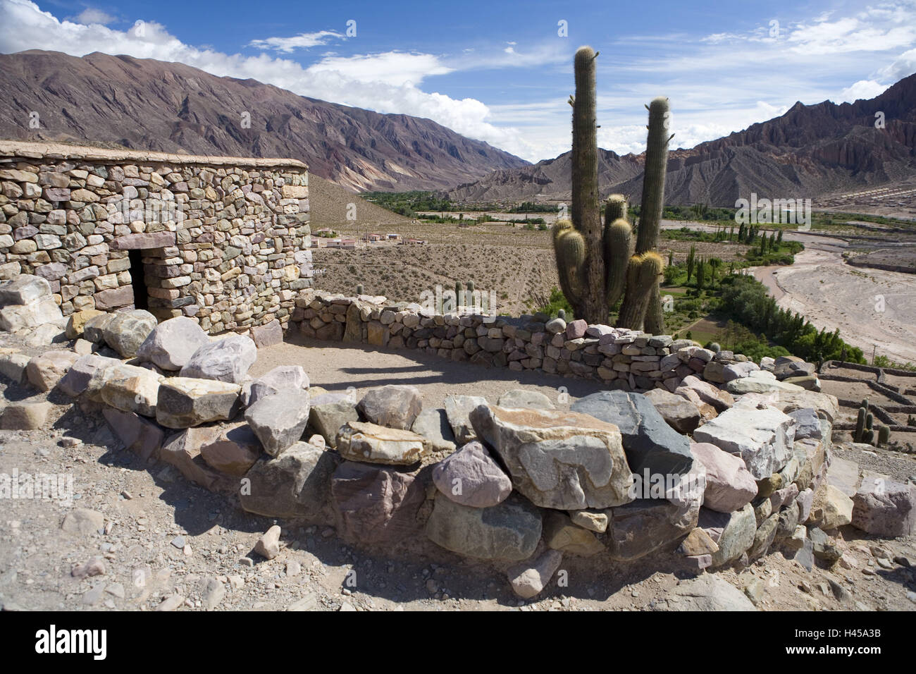 Argentina, province Jujuy, Humahuaca canyon, 'Quebrada de Humahuaca ...