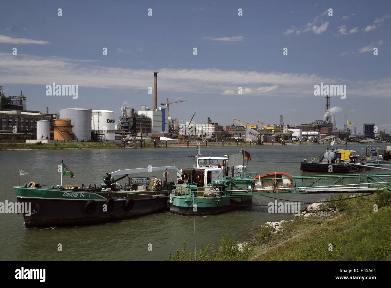Germany, Baden-Wurttemberg, Mannheim, industrial attachments, BASF ...