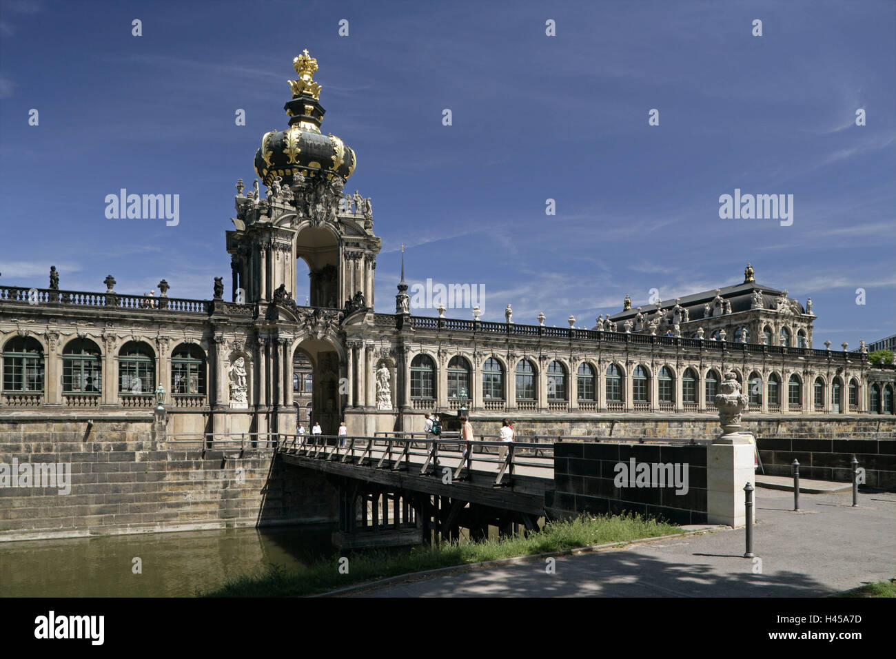 Germany, Saxony, Dresden, kennel, crown goal Stock Photo - Alamy