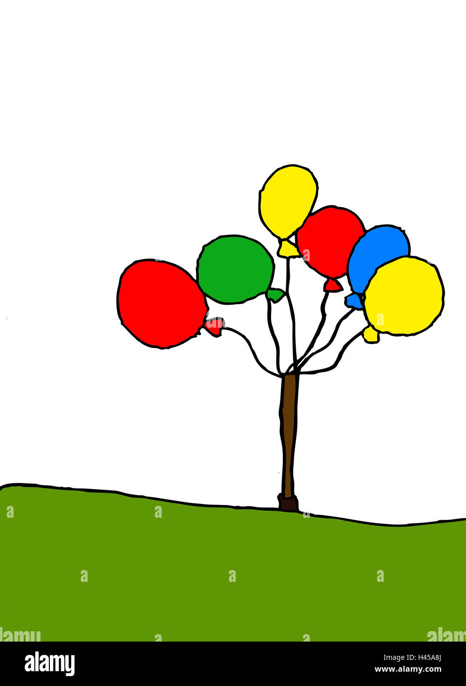 Balloons, illustration, cut out Stock Photo - Alamy Balloons, illustration, cut out Stock Photo - Alamy