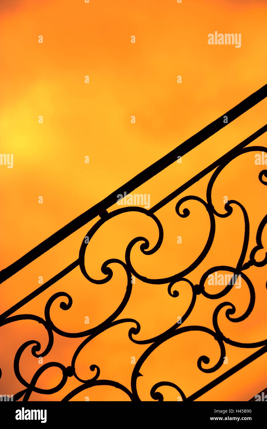 Wrought Iron Silhouette High Resolution Stock Photography and Images ...