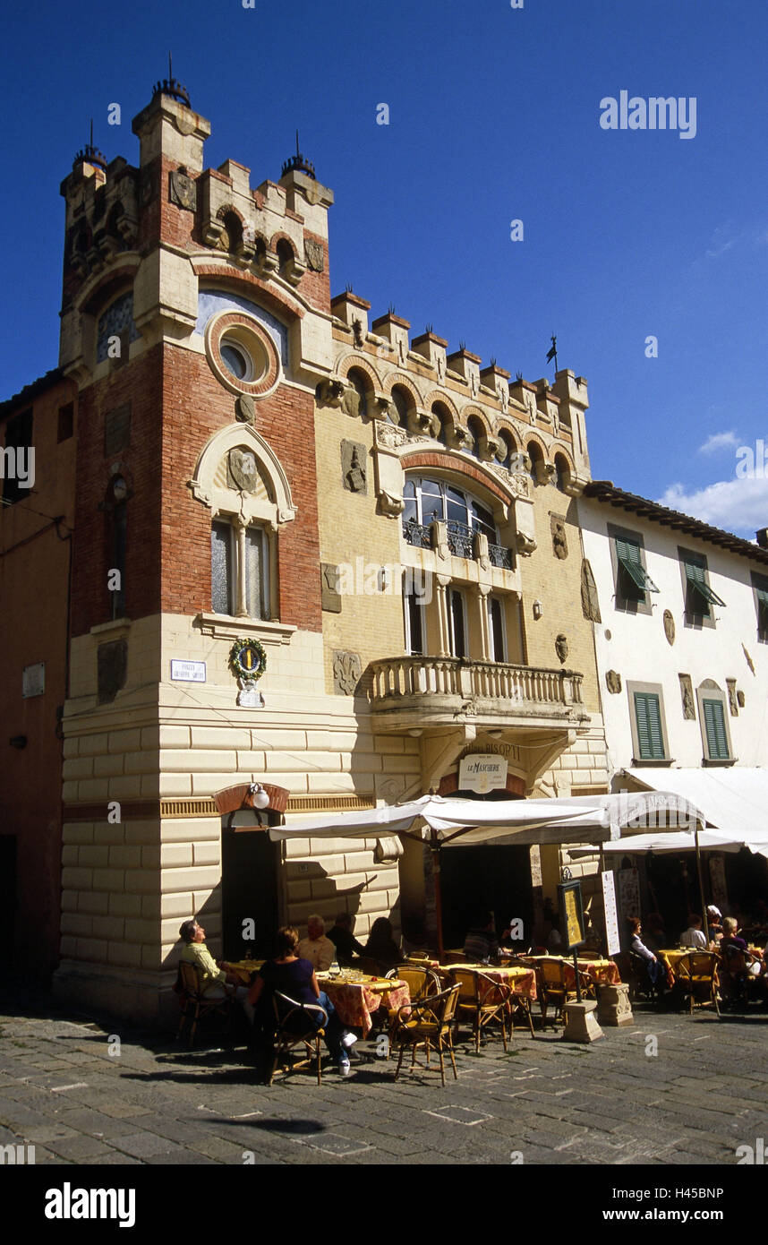 Italy, Tuscany, Montecatini Alto, street cafe, tourist Stock Photo - Alamy