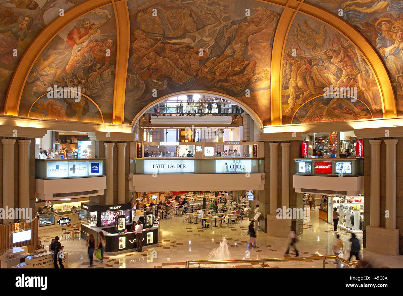 Argentina, Buenos Aires, shopping centre, Galeria Pacifico, interior ...