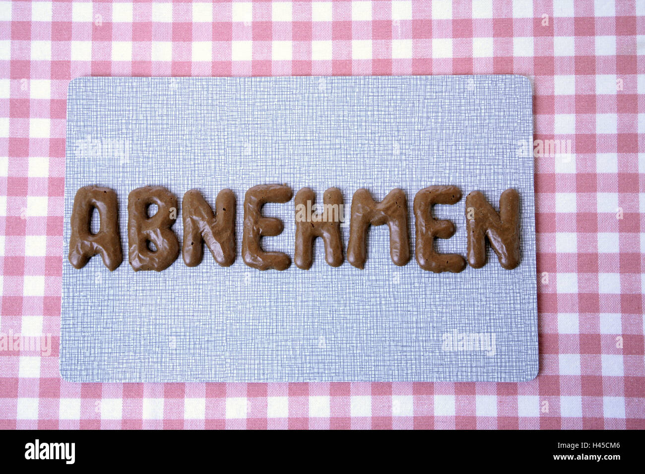 Letter biscuits, stroke, "abating", icon, diet, nutrition, Stilllife ...