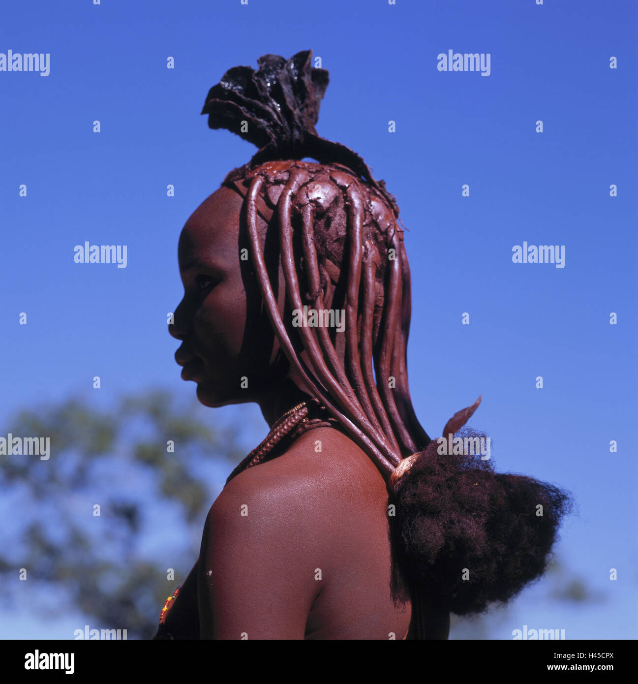 Himba hairstyle hi-res stock photography and images - Alamy