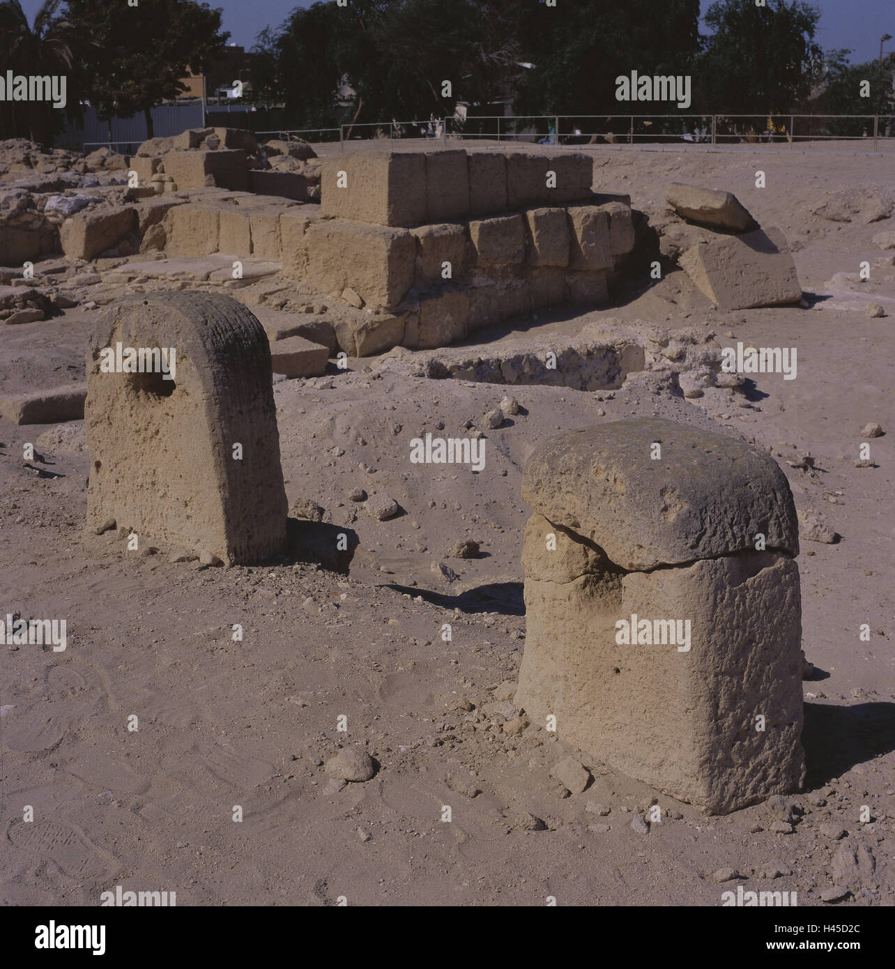 Bahrain, Manama, barbarian's temple, ruins, island state, island ...