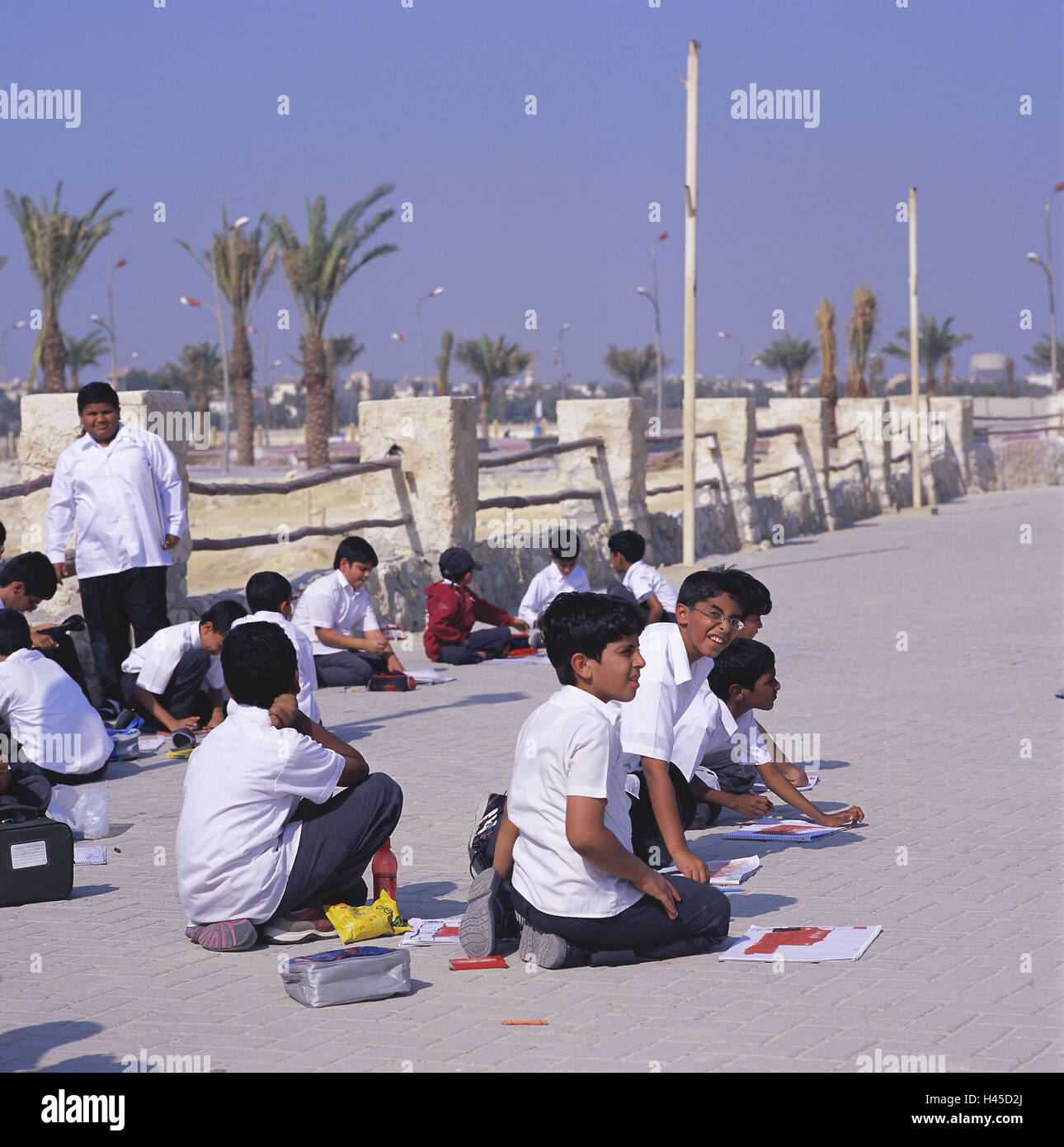 Bahrain school building hi-res stock photography and images - Alamy
