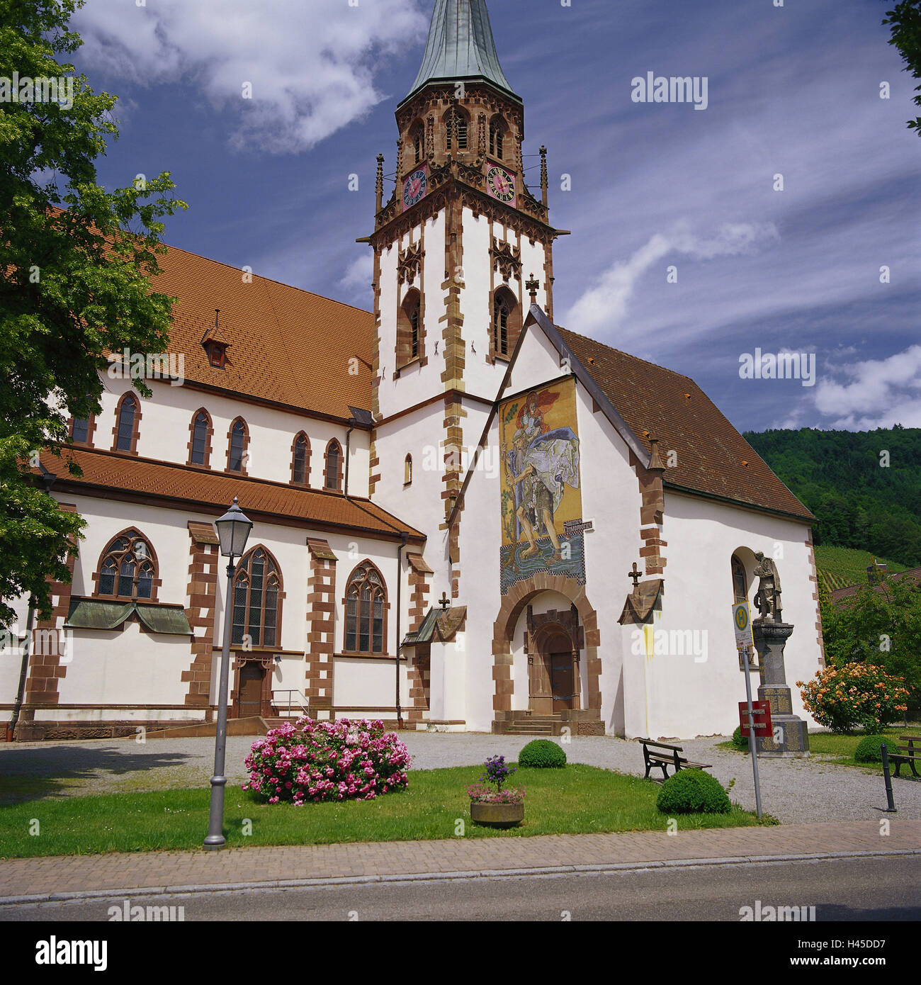 Germany, Baden-Wurttemberg, Simonswald, church, Black Forest, place of ...