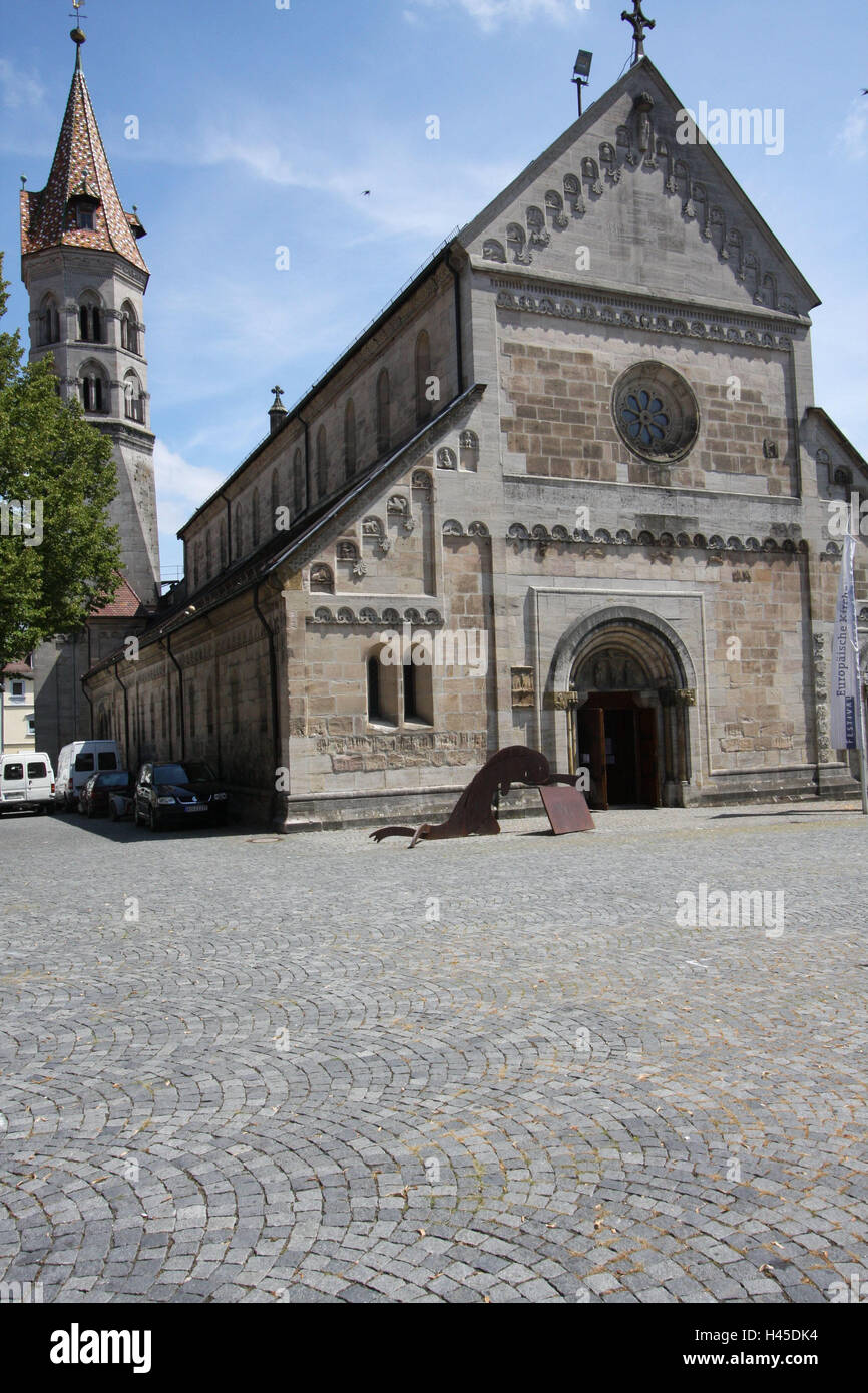 Germany, Baden-Wurttemberg, Swabian Gmünd, Johanniskirche, outside ...