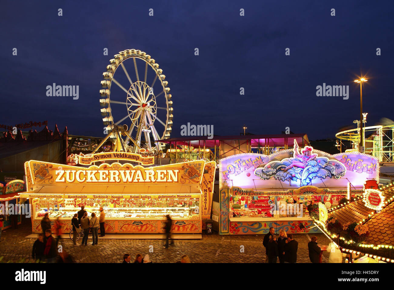 Germany, Bremen, public festival, football player Bremen, Frei's market ...