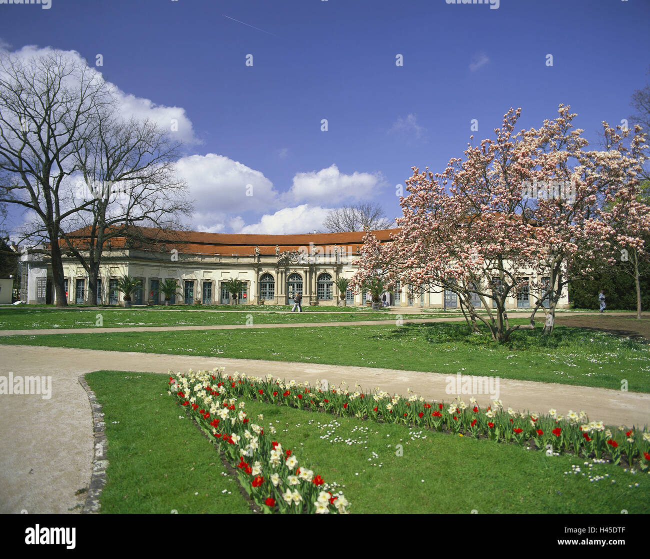 Germany, Bavaria, Erlangen, orangery, Central Franconia, building ...