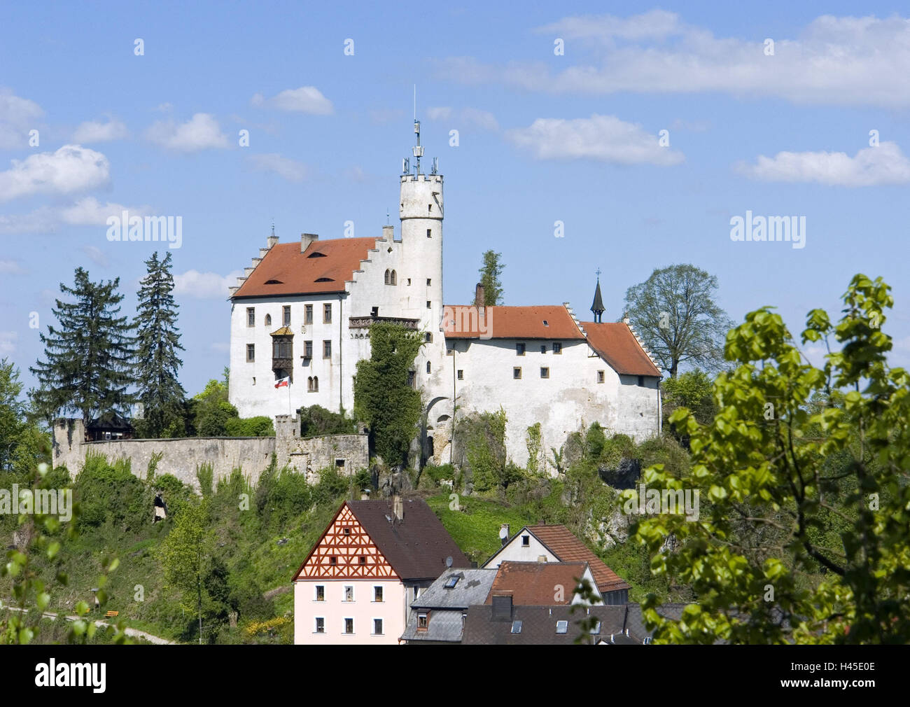 Germany, Bavaria, Gößweinstein, castle, landmark, place of interest ...