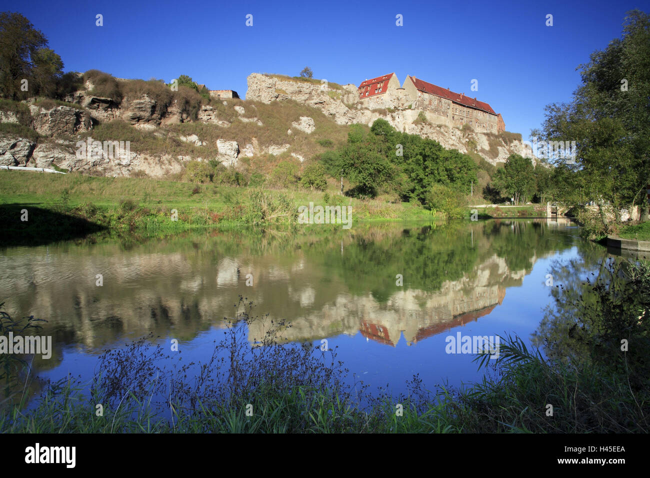 Germany, Thuringia, castle coil stone, Unstrut Stock Photo - Alamy
