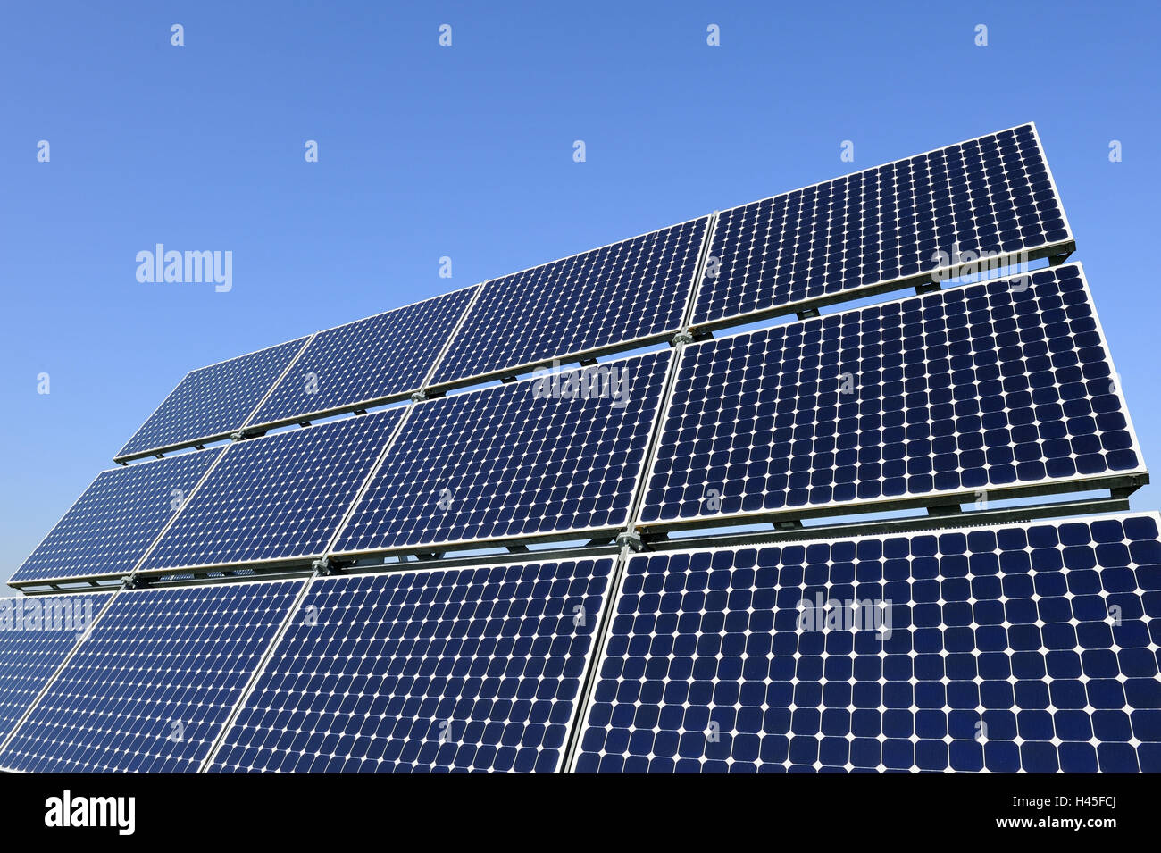 Solar collectors, medium close-up Stock Photo - Alamy