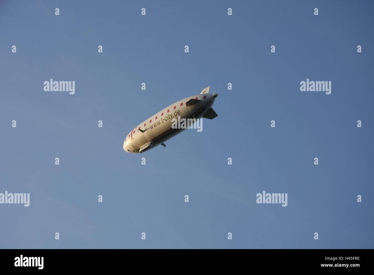 Zeppelin, advertising label, no property release, aviation, airship ...