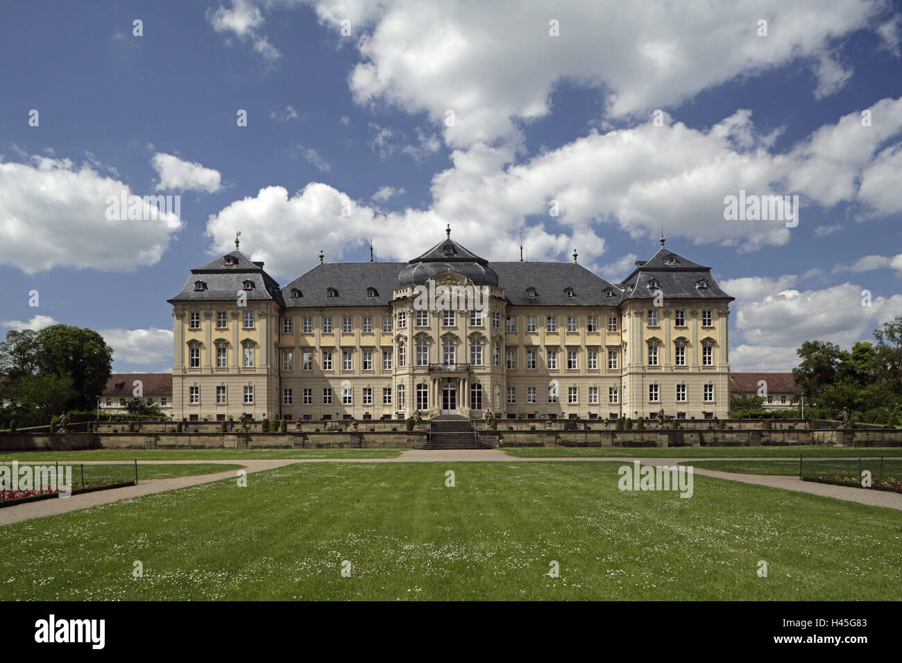 Germany, Bavaria, Werneck, Balthasar Neumann's lock, architecture ...