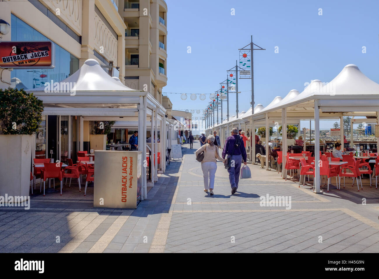 The marina at Glenelg, South Australia's most popular seaside ...