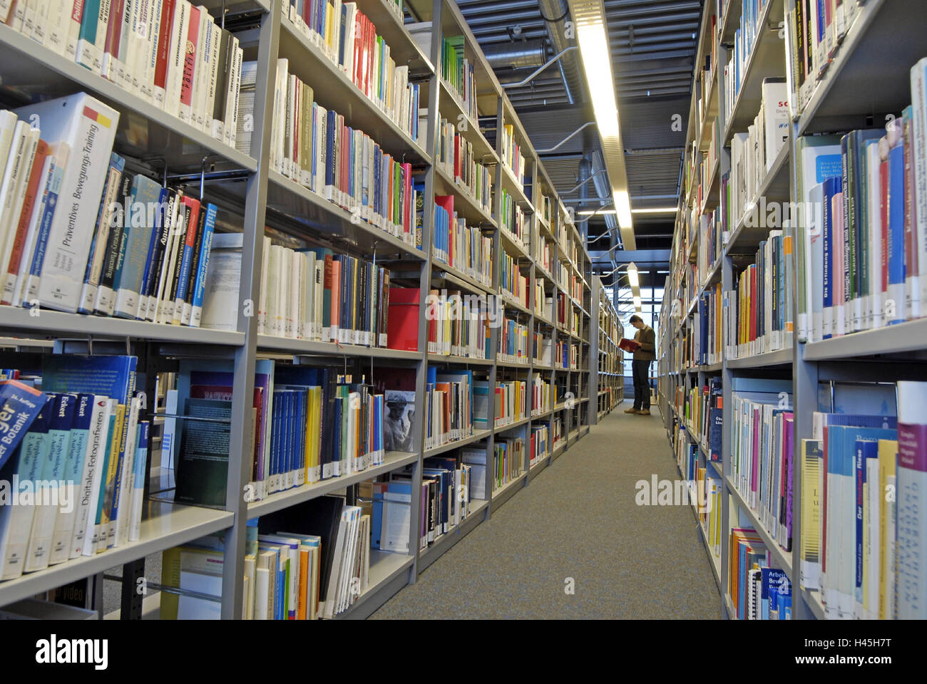 Shelves, books, library Stock Photo - Alamy