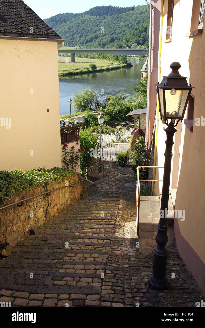 Germany, Rhineland-Palatinate, Saarburger country, Saar castle, Old ...