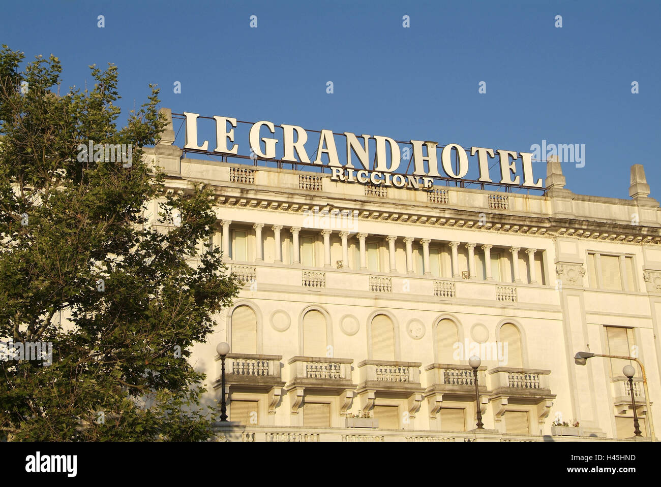 Le grand hotel riccione hi-res stock photography and images - Alamy