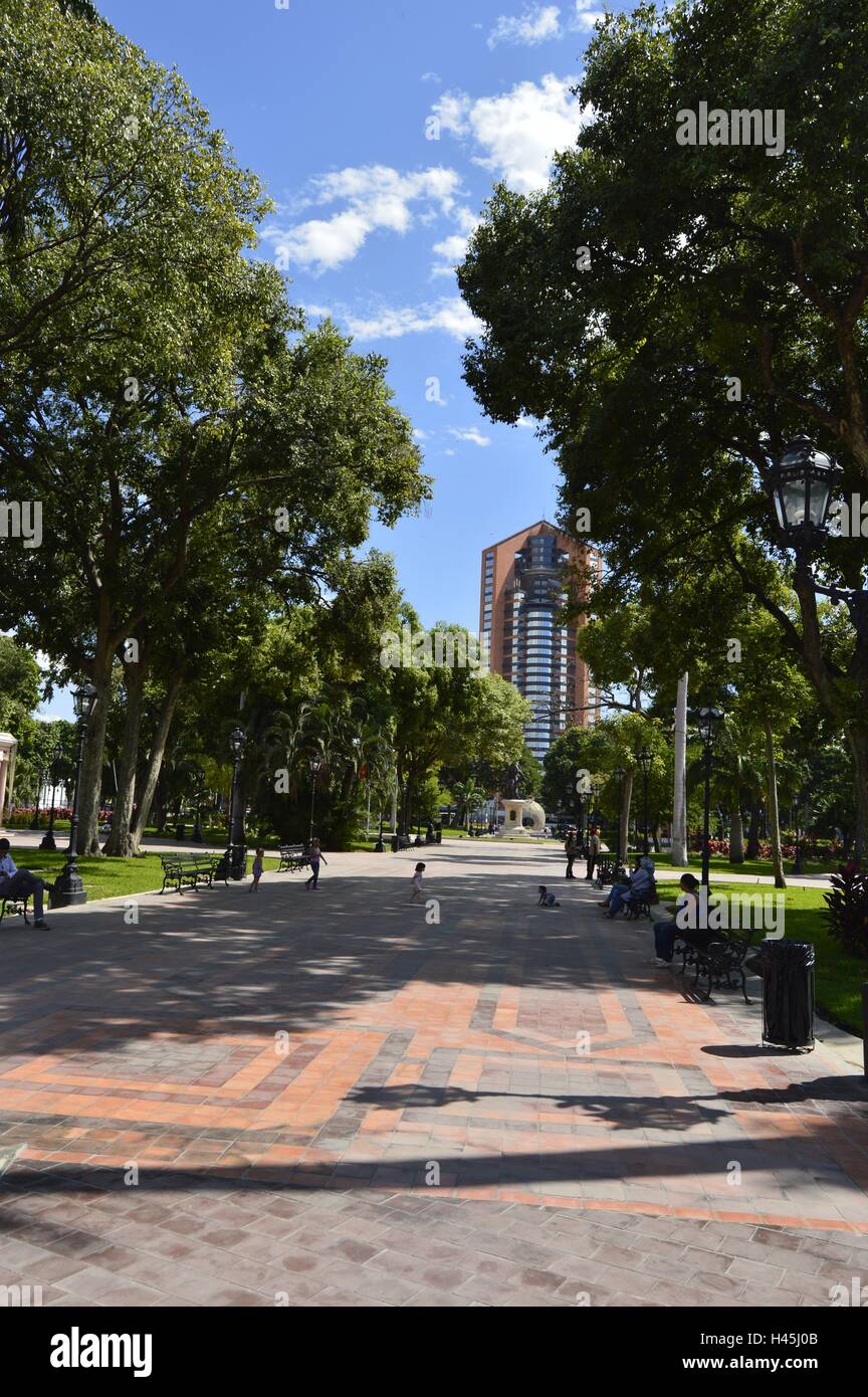Simon Bolivar square in Maracay Venezuela Stock Photo - Alamy