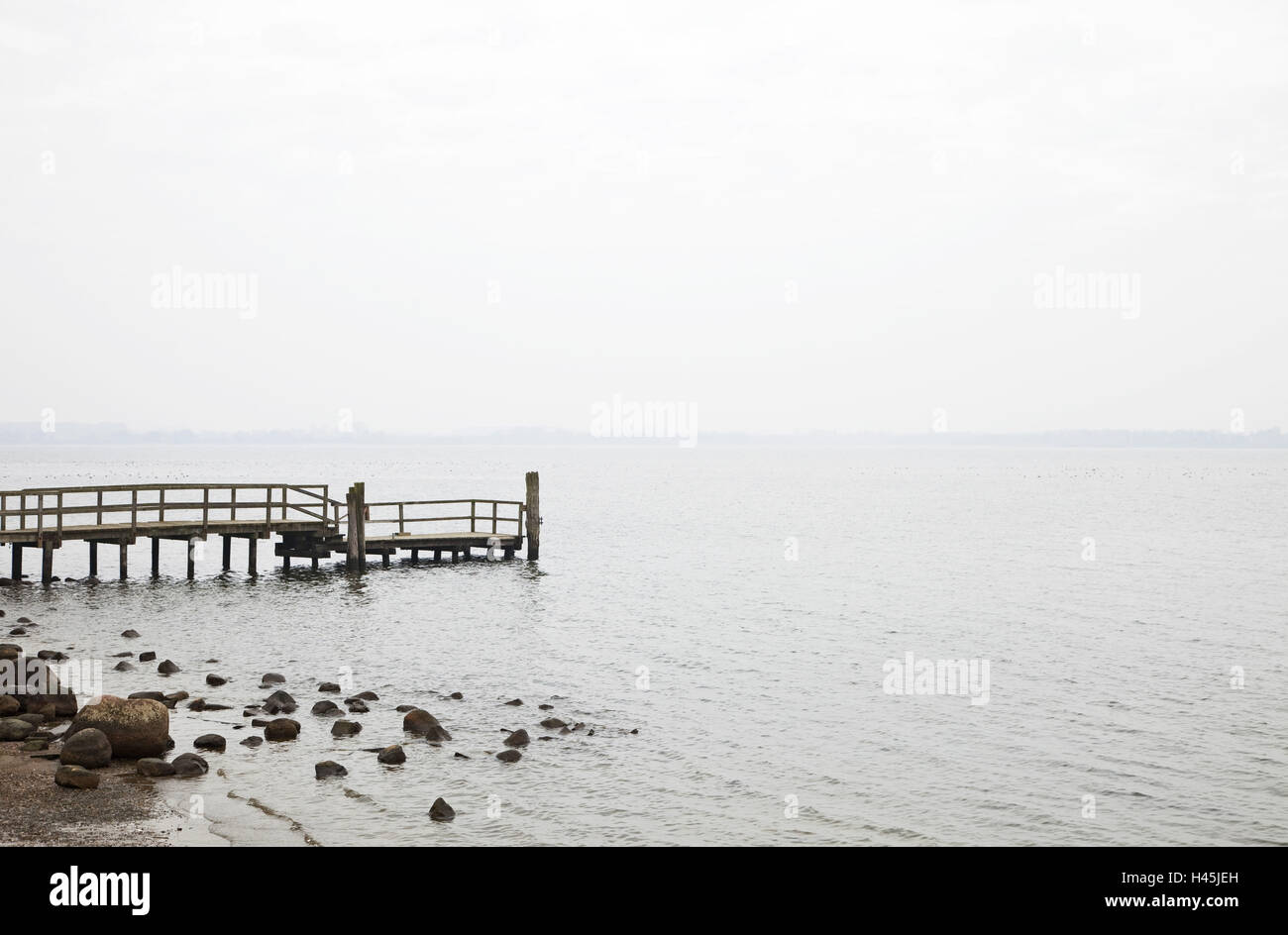 Bathing jetty, waters Stock Photo - Alamy