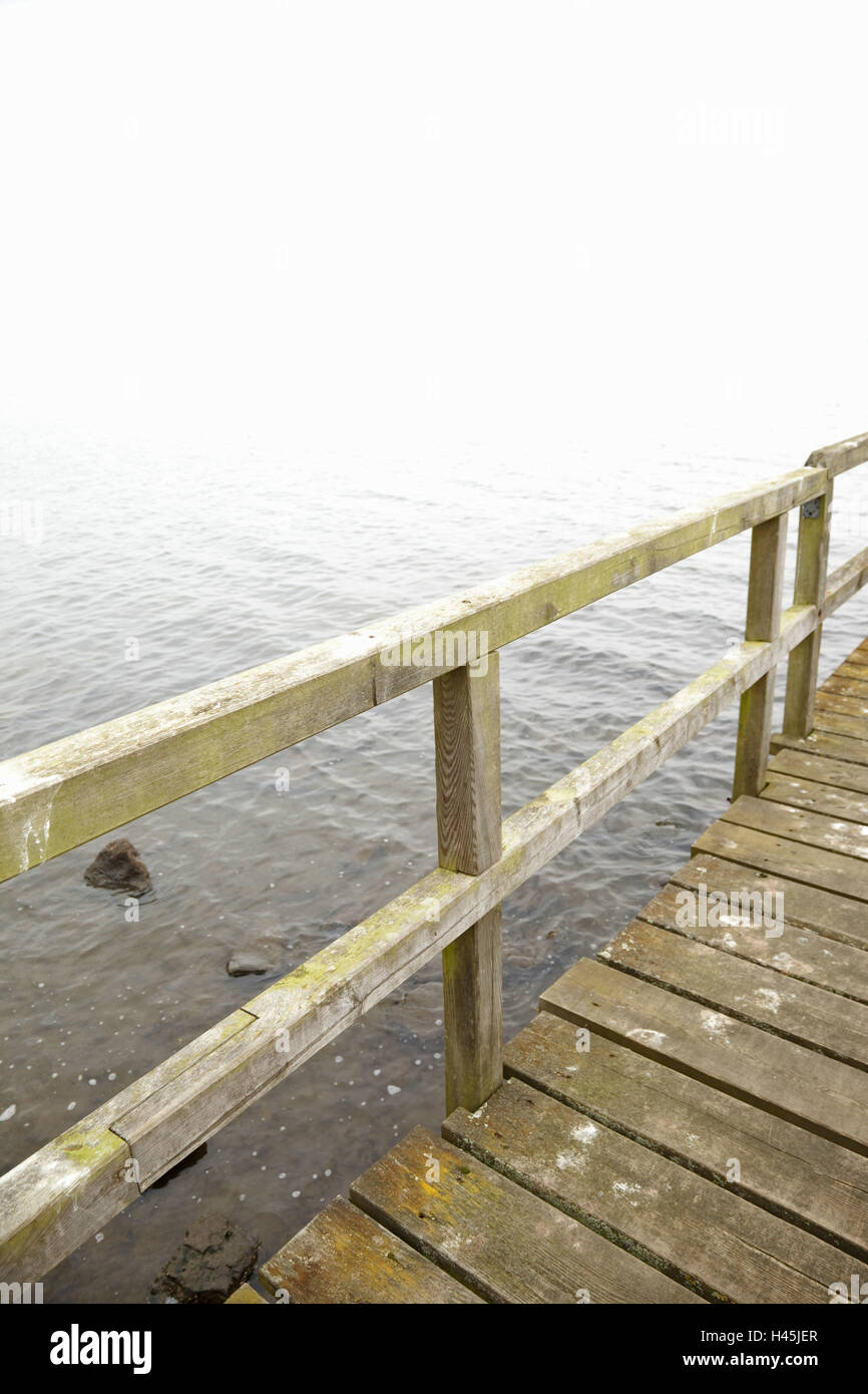 Bathing jetty, waters Stock Photo - Alamy
