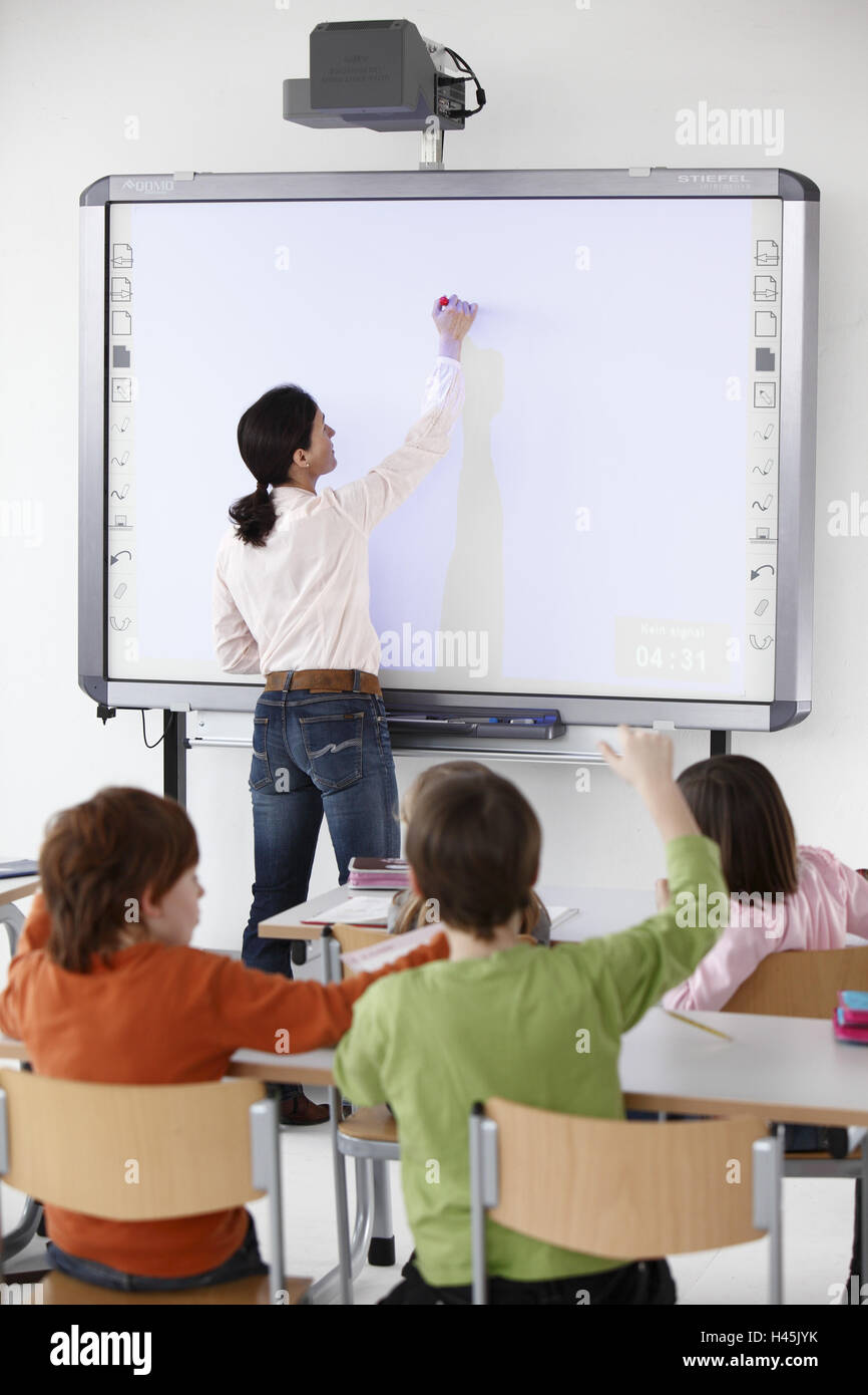 Teacher whiteboard hi-res stock photography and images - Alamy
