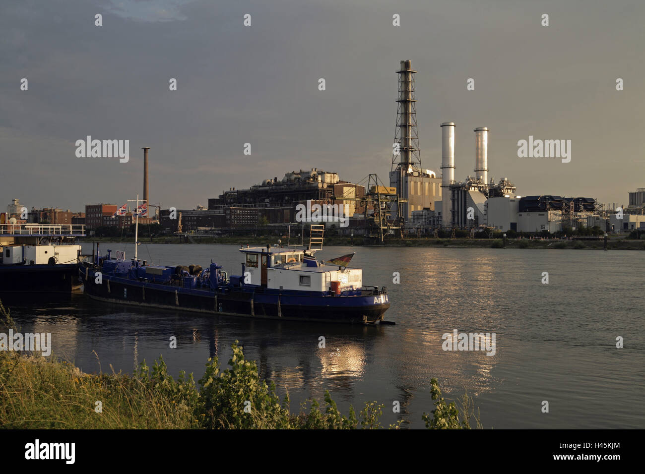Germany, Baden-Wurttemberg, industrial attachments, BASF, Ludwigshafen ...