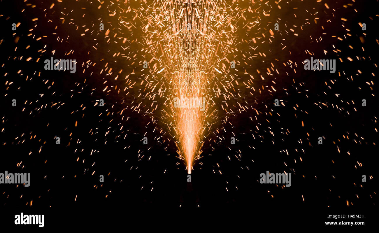 Fireworks, volcano, [M] Stock Photo - Alamy
