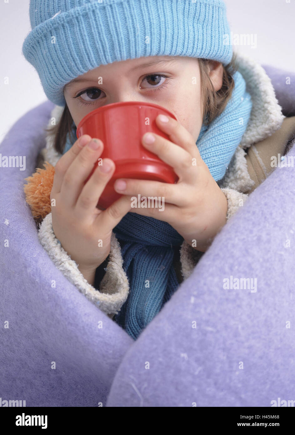 Boy, cap, caps, mugs, drink, portrait, winter, person, child, winter ...