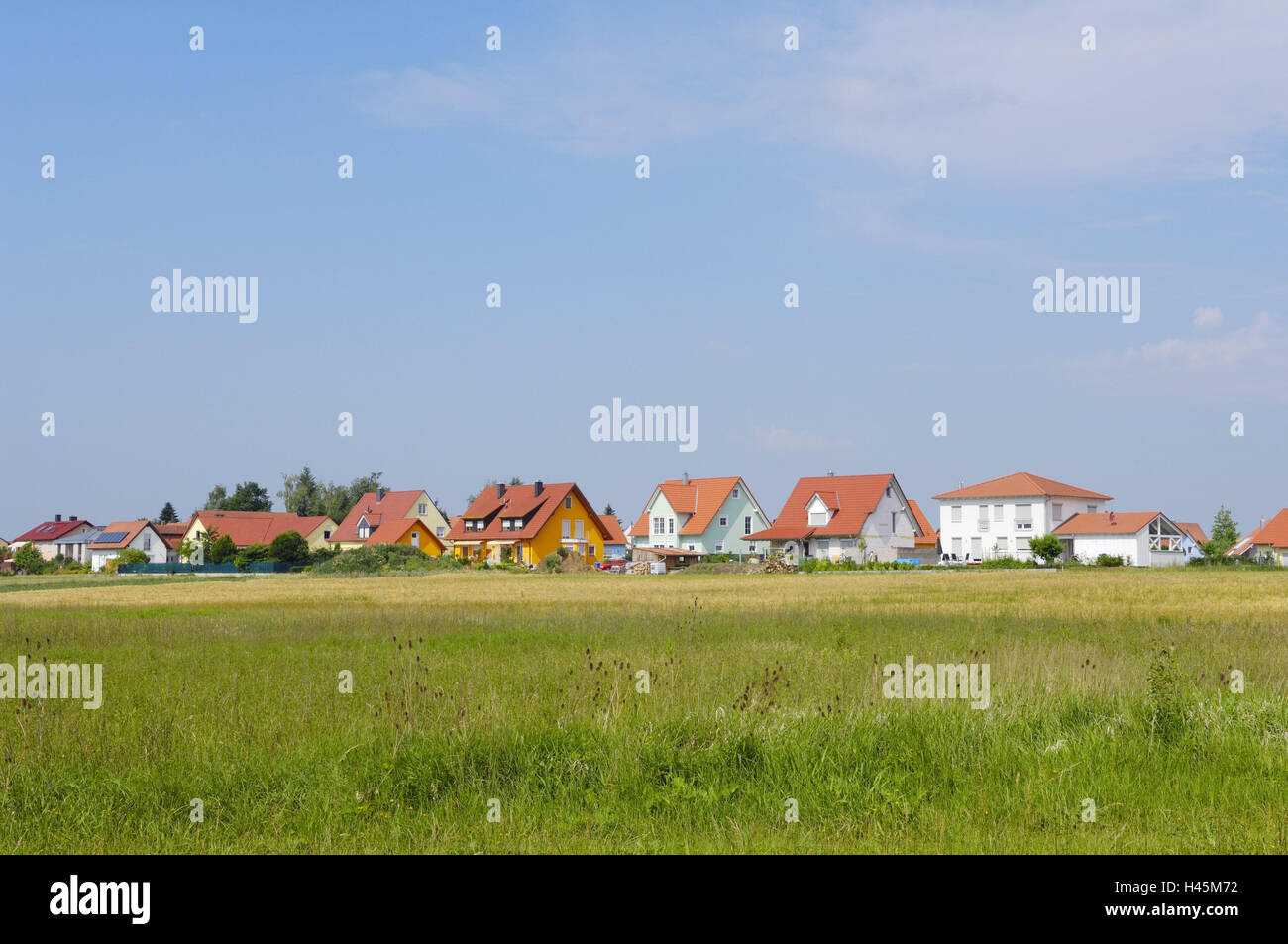 Germany, Bavaria, Lower Franconia, Gerlachshausen, settlement, housing ...