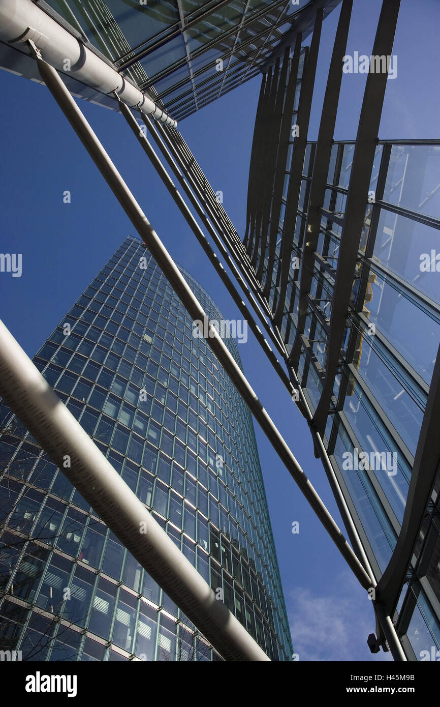 Germany, Berlin, Potsdam space, office building, German Railways Tower ...