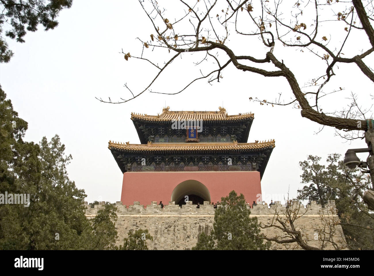 China, Ming tombs, Ming-Shisan-Ling, mausoleum, Changling tomb ...