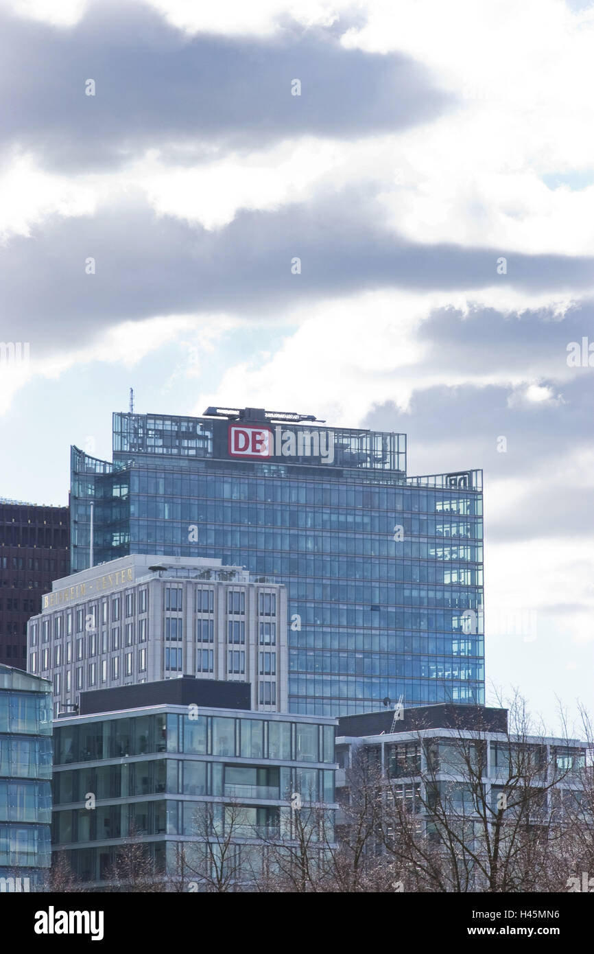 Germany, Berlin, German Railways high rise, detail Stock Photo - Alamy