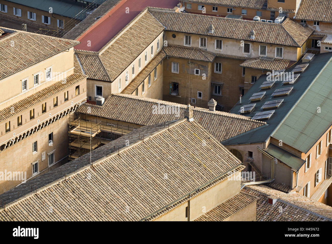 Italy, Rome, houses, roofs, detail Stock Photo - Alamy
