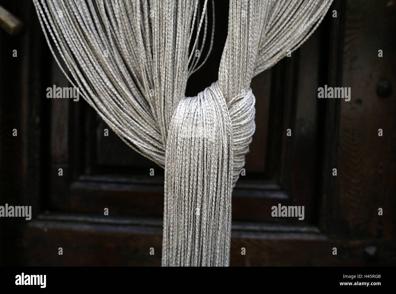 Door curtain, detail, door, input, curtain, threads, thread curtain ...