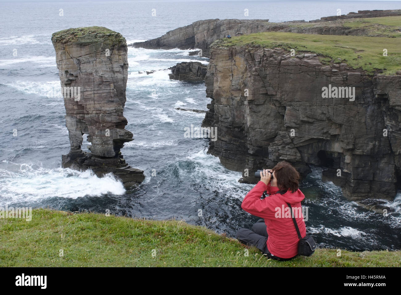 Great Britain, Scotland, Orkneyinseln, island Main country, bile coast ...