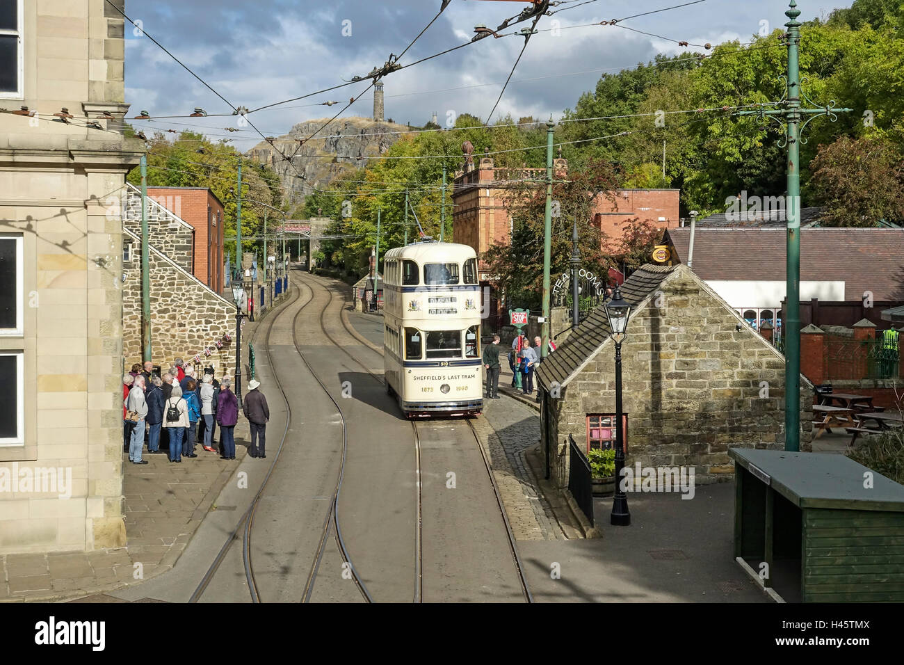 Sheffield's Last Tram at Stephenson's Place at Crich Tramway Village ...