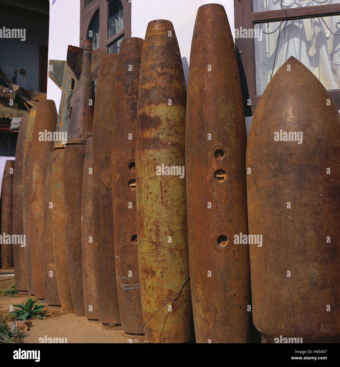 Laos, Xieng Khouang, Phonsavan, bombs, rusts, Asia, South-East Asia ...